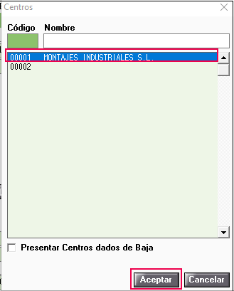 Cómo informar los datos de un centro de trabajo nuevo copiando los ...