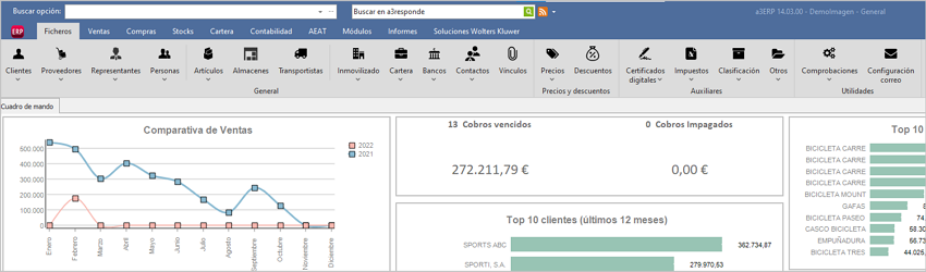 Versión 14.03.00 a3ERP. Mejoras