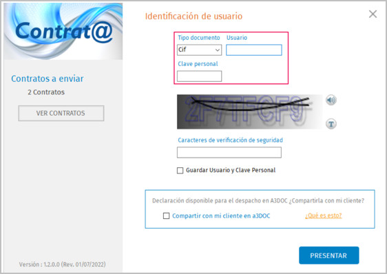 Funcionalidad SEPE: Presentación directa de contratos y certificados