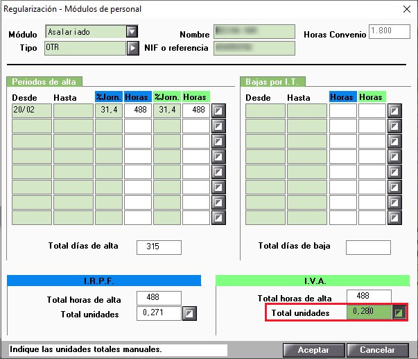 Modelo 303. Errores de validación en Estimación Objetiva