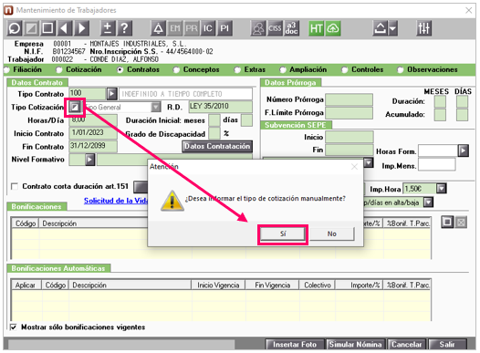 Cómo crear un tipo de cotización