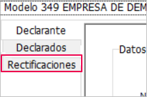 Modelo 349: Rectificativas